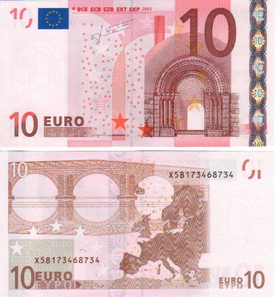 10 Euro X Deutschland G015 signatur trichet unc (Neu (gemäss ...