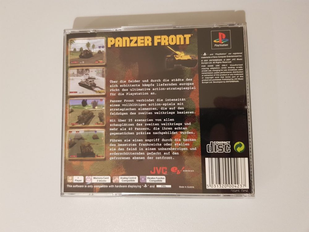 Panzer Front /PS1 (Gebraucht) in Münchenstein für CHF 8 – mit Lieferung ...