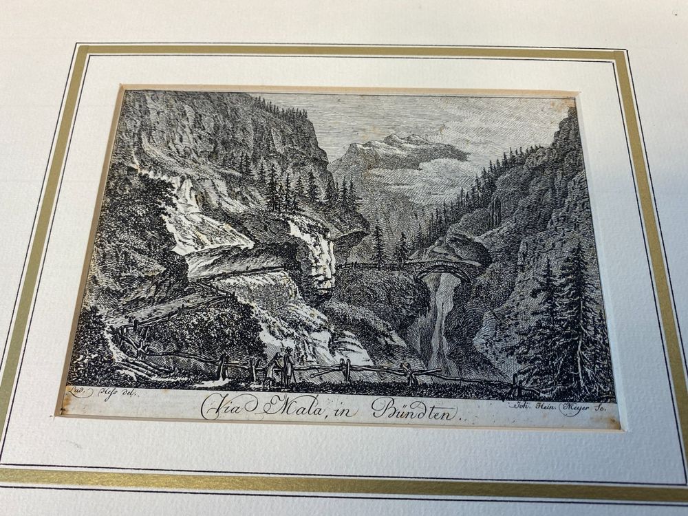 Via Mala Kupferstich 1780 Bündner | Kaufen auf Ricardo
