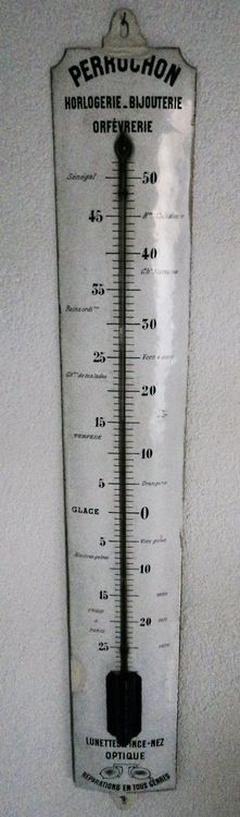 toller alter Emaille-Thermometer (Gebraucht) in binningen für CHF 111 ...