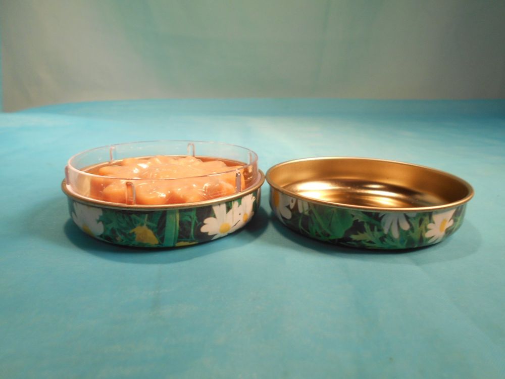 Seife in Blechbüchse mit Margriten, Seife: 40g | Kaufen auf Ricardo