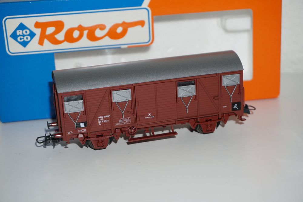 Roco - FS gedeckter Güterwagen H0/DC | Kaufen auf Ricardo