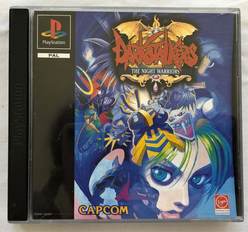 Playstation 1 - DARKSTALKERS - THE NIGHT WARRIORS (Defekt) in ...
