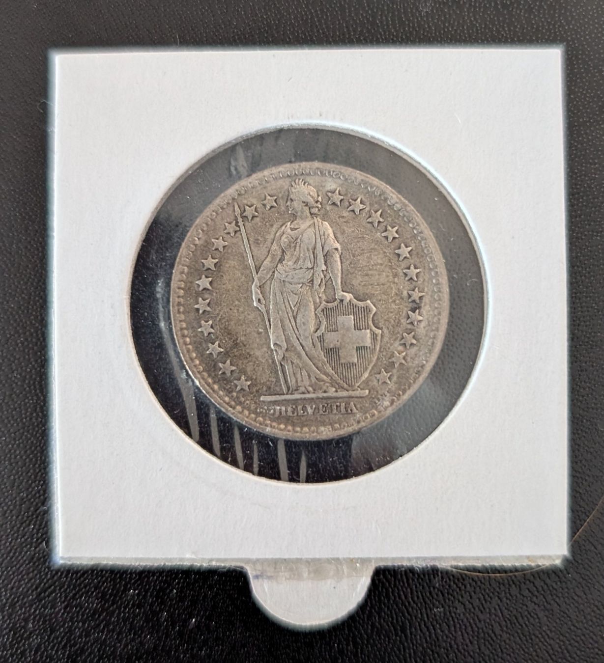 2 Franken - stehende Helvetia - 1945 B (Silber .835) (Gebraucht) in ...