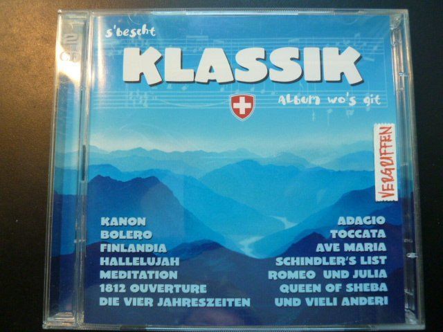 S'bescht Klassik Album wo's git (2 CD's) (Gebraucht) in Au ZH für CHF 1.95 – mit Lieferung auf ...