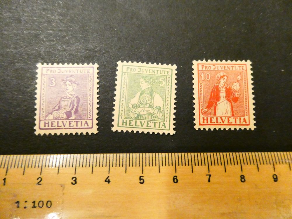 Pro Juventute 1917, Serie ** (Gebraucht) in Hinterforst für CHF 7 – mit Lieferung auf Ricardo kaufen