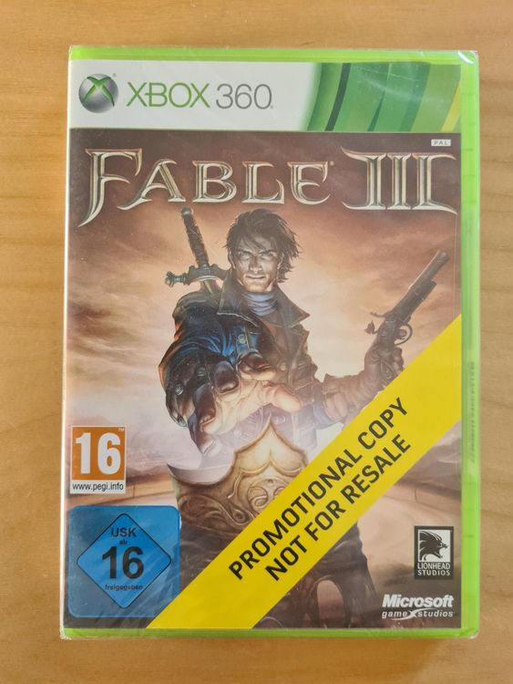Fable 3 (Xbox 360) Sealed OVP (Neu und originalverpackt) in Oberwil BL für CHF 10 – mit ...