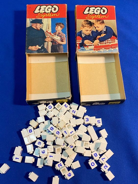 Lego 237 Zahlen sehr alte Schachteln Antik (Gebraucht) in Oberägeri für ...