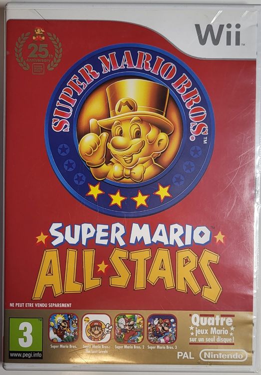 Super Mario All-Stars (Nintendo Wii, version française) (Gebraucht) in ...