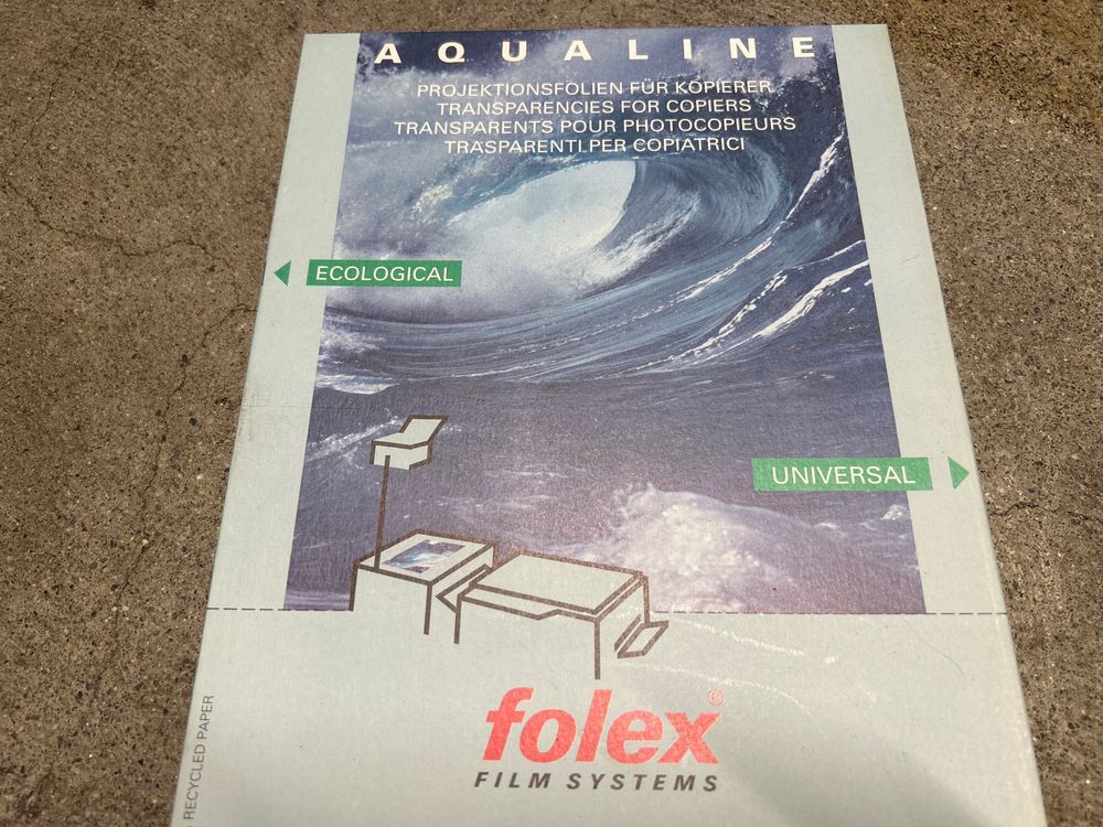 Folex Aqualine X-500 Kopierfolien Rot NEU | Kaufen auf Ricardo
