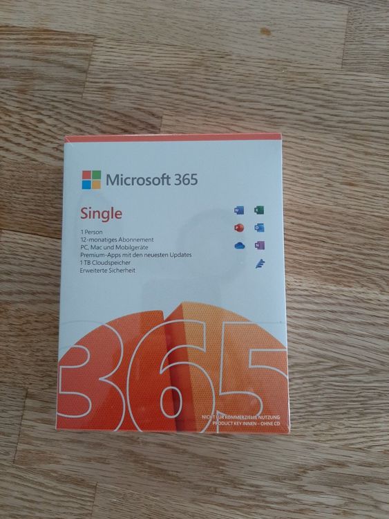 Microsoft 365 Single (Neu und originalverpackt) in Ettiswil für CHF 35 ...