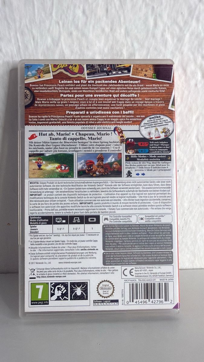 Nintendo Switch Game: Super Mario Odyssey - Great Condition! (Gebraucht ...