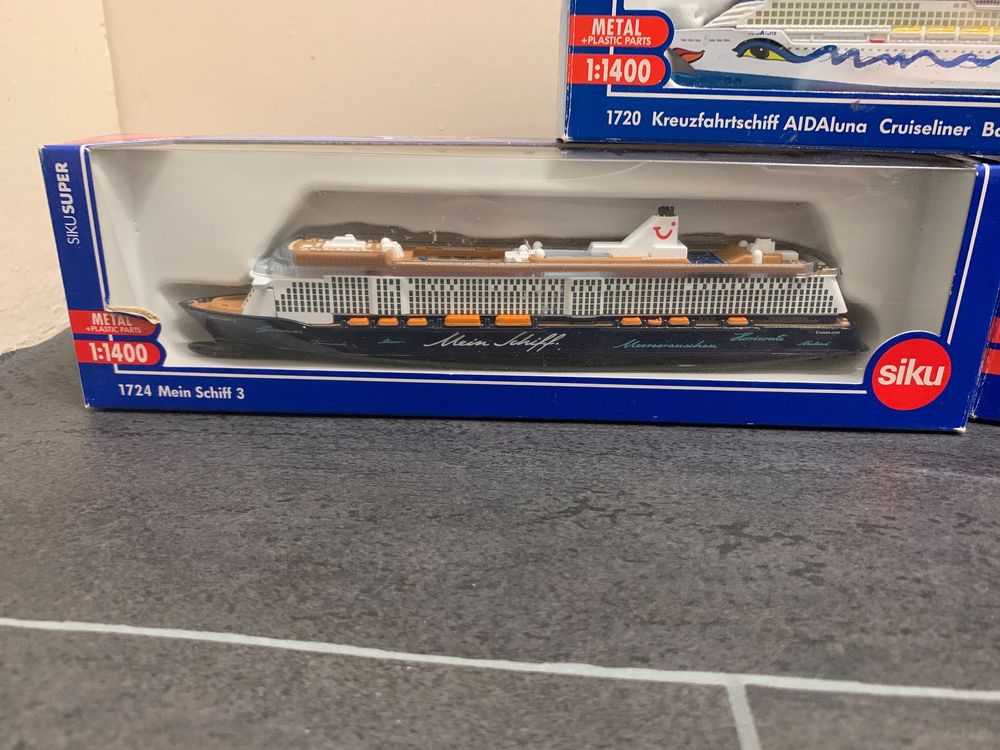 3 Siku Modell-Schiffe 1:1400 -Neu- | Kaufen auf Ricardo