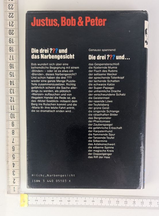 Die drei ??? und das Narbengesicht! Justus, Bob & Peter (Gebraucht) in ...