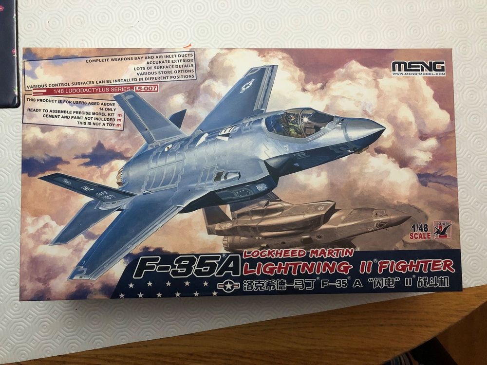 Meng F-35A Lightning II 1:48 | Kaufen auf Ricardo