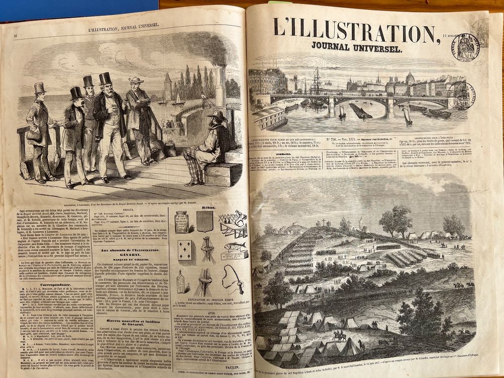 L Illustration Paris 1857 July bis Jahresende (Gebraucht) in ...