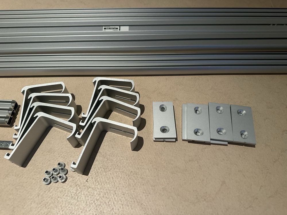 IKEA Kvartal Vorhang Schiene/Gardinenstange Komplett! (Alu) (Gebraucht ...