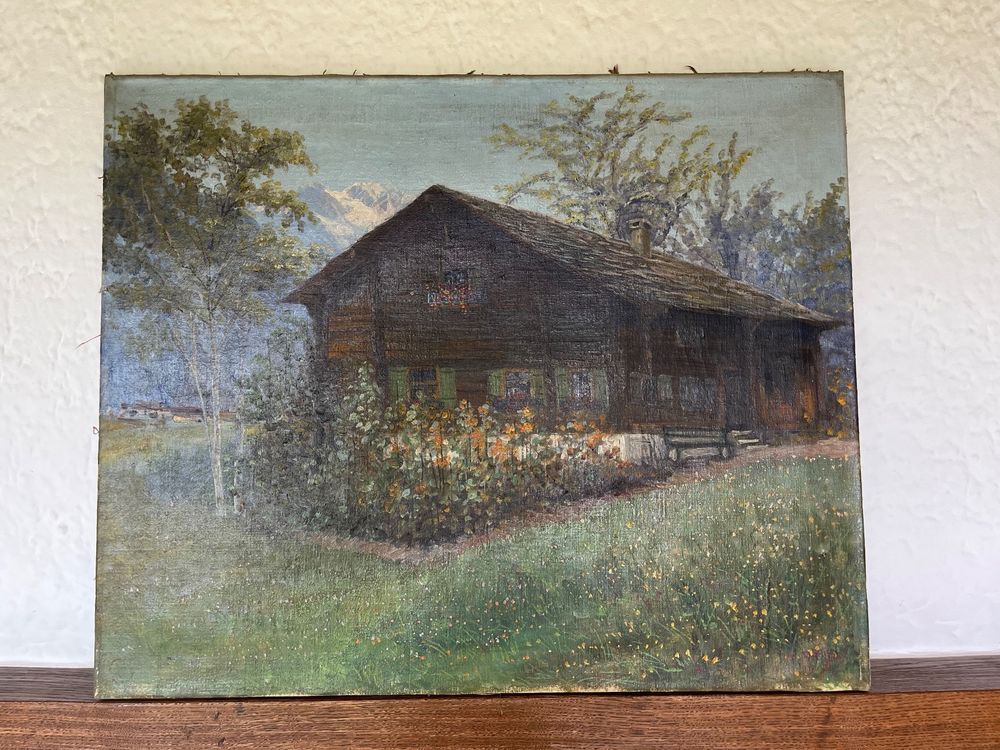Gemälde mit Signatur von Karl Regli 1917 (Gebraucht) in Oberkulm für ...