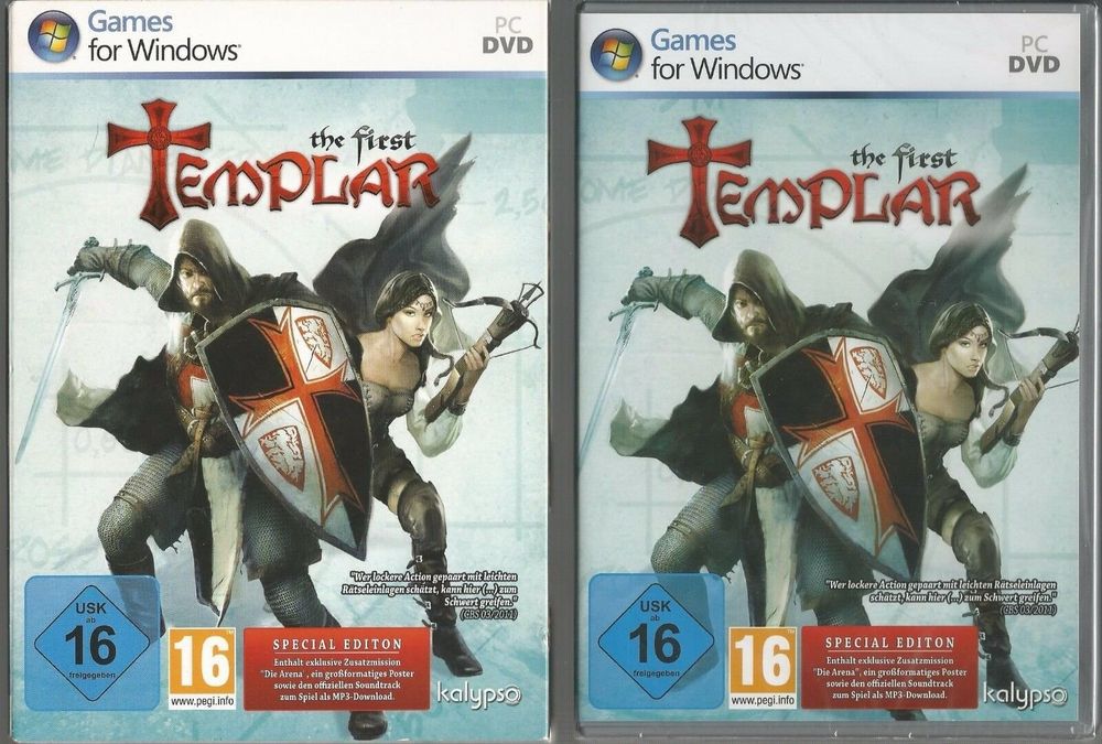 The First Templar - Special Edition (PC, 2011, DVD-Box) Neu (Neu und ...