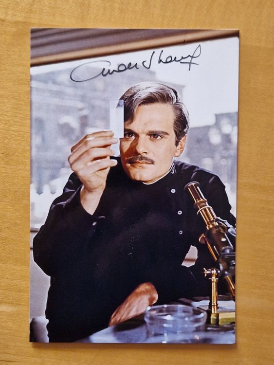 Omar Sharif, Original Autogramm auf Foto in Farbe (Gebraucht) in ...