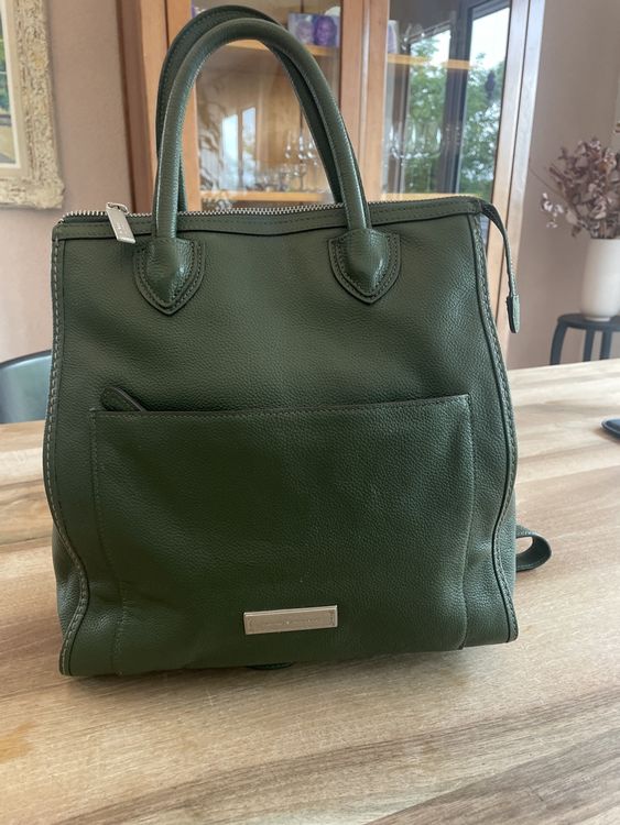 Marc Picard Handtasche, echtes Leder, olivgrün, neuwertig | Kaufen auf ...