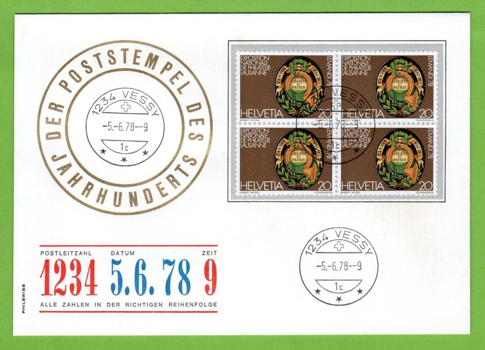 Poststempel des Jahrhunderts 1234 5.6. 78 9 siehe Bild (Gebraucht) in ...