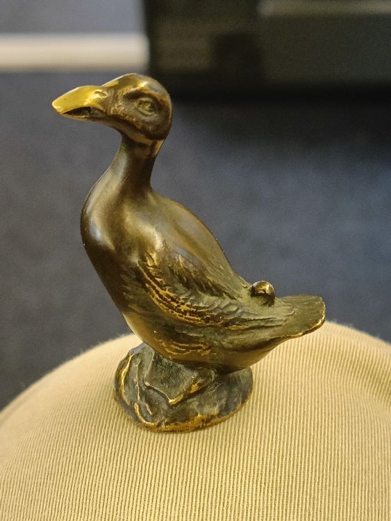 Kleine Bronze Figur / Ente (Gebraucht) in Brugg AG für CHF 45 – mit Lieferung auf Ricardo kaufen