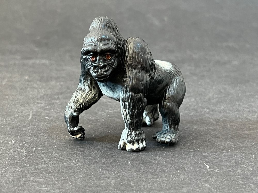 Schleich Gorilla / Silberrücken Affe 14030 von 1990 (Gebraucht) in ...
