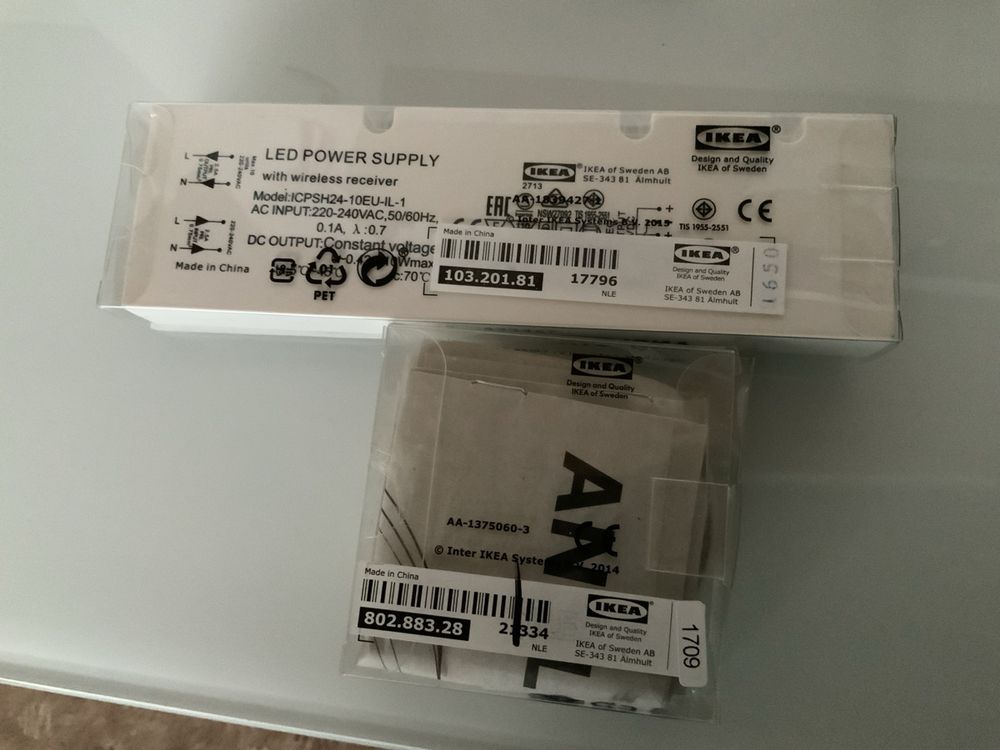 IKEA Ansluta LED Trafo mit Fernbedienung (Neu und originalverpackt) in ...