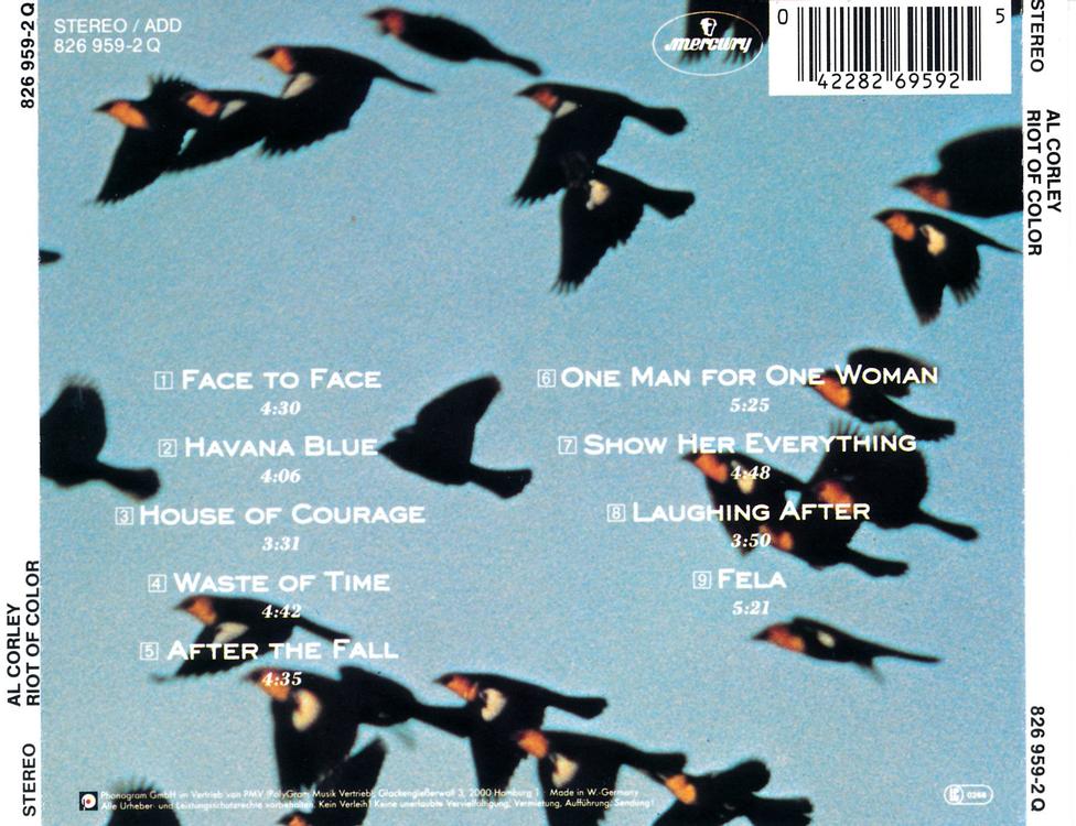 AL CORLEY - RIOT OF COLOR (CD rar) (Gebraucht) in Hedingen für CHF 5 ...