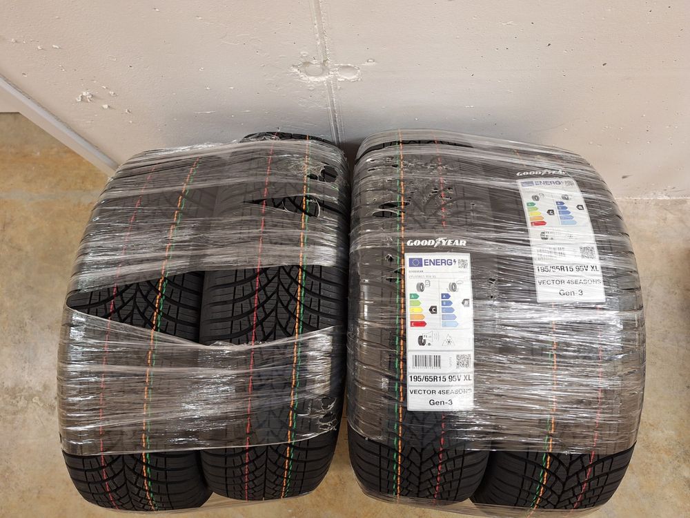 4x Goodyear 195/65 R15 95V Vector 4Seasons GEN-3 XL M+S (Neu und originalverpackt) in Neuhausen ...