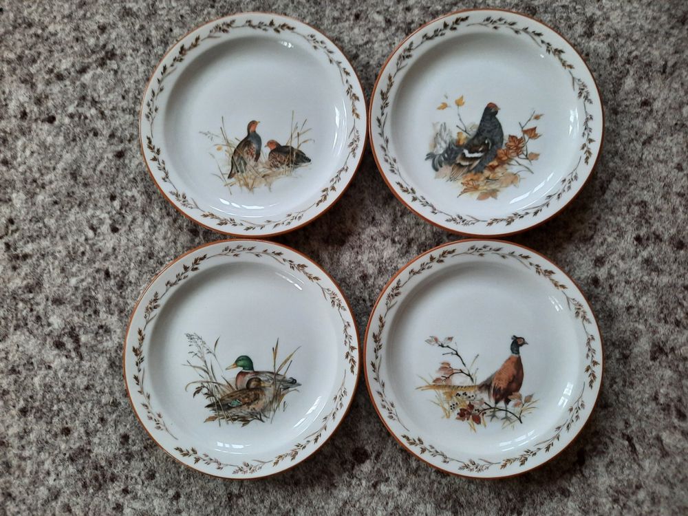 Vintage Mads Stage Danemar 4 assiettes à desert 17cm neuves (D'occasion ...