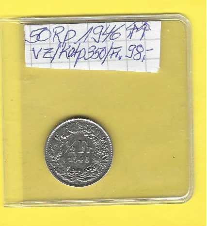 50 Rp1946 gleichstehend/u.Eracht. ss+ fast vz/rare Exemplare (Neu (gemäss Beschreibung)) in ...