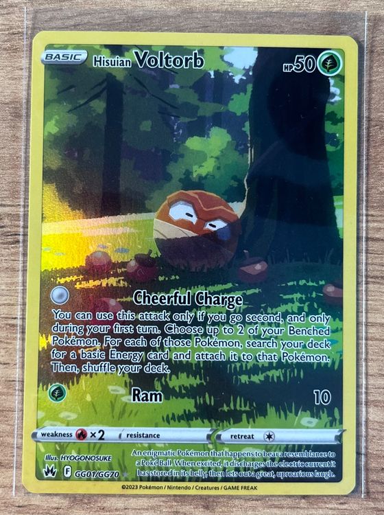 Hisuian Voltorb GG01/70 Pokemon Crown Zenith (Gebraucht) in für CHF 1 ...