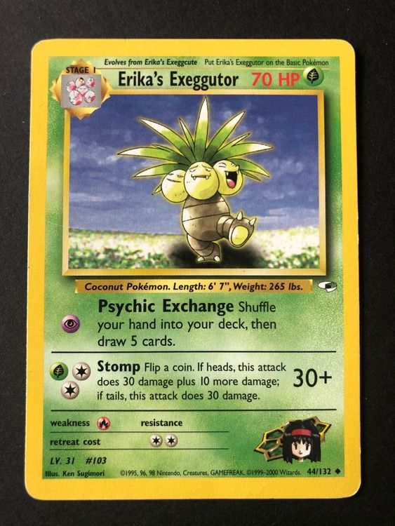 Gym Heroes EN Erika's Exeggutor 44/132 Wizards Pokemon | Kaufen auf Ricardo