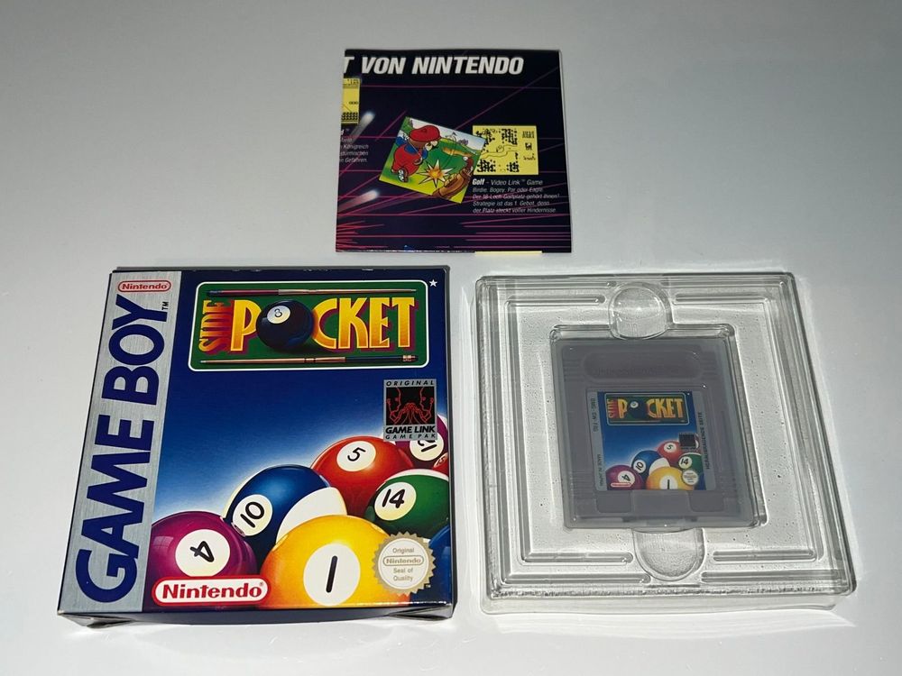 Nintendo Game Boy Classic (GB) Spiel - Side Pocket (OVP) (Gebraucht) in ...