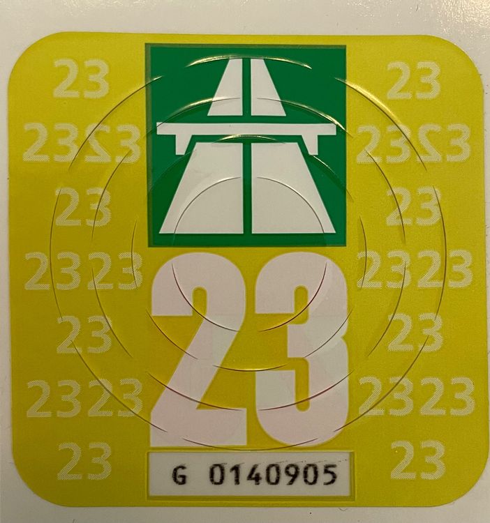 Autobahn Vignette 2023 (Neu und originalverpackt) in Zürich für CHF 34 – mit Lieferung auf ...