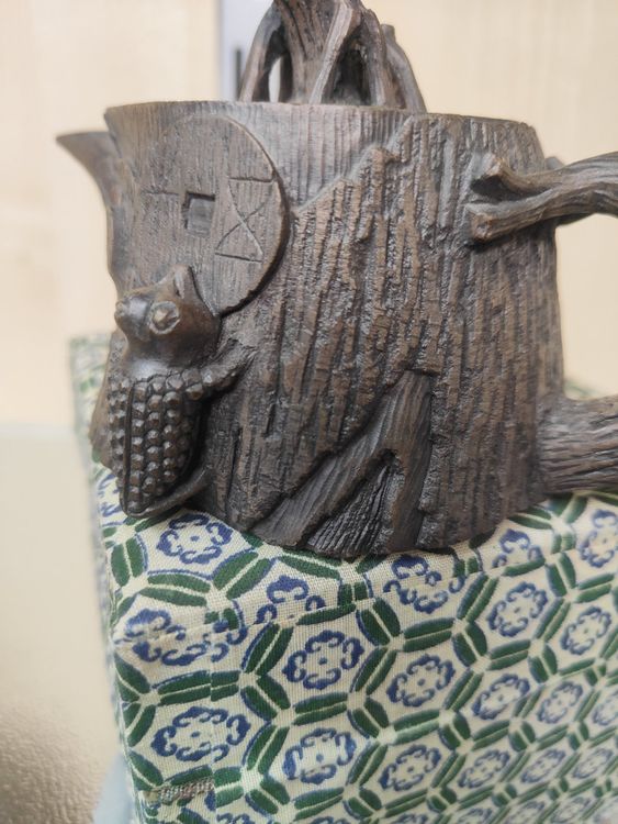 ALTE TEEKANNE IN SCHACHTEL TON MATERIAL ??? (Gebraucht) in Jeuss für ...