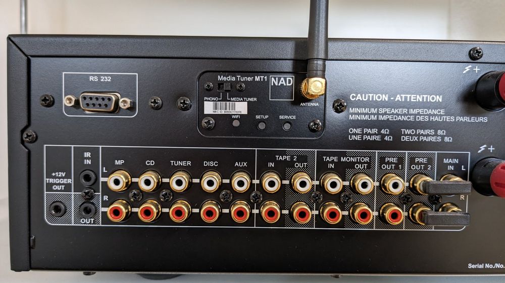 NAD C 356BEE Graphite Voll­ver­stär­ker mit NAD MT1 (Gebraucht) in ...