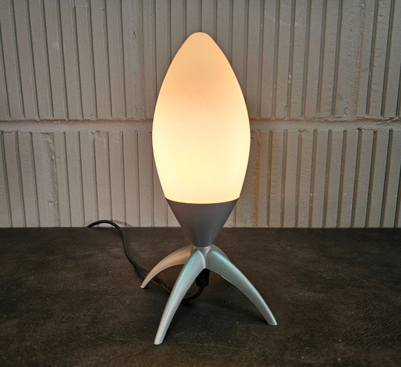 Neos Italy Rocket Lamp, Designerlampe Tischleuchte Space Age (Gebraucht ...