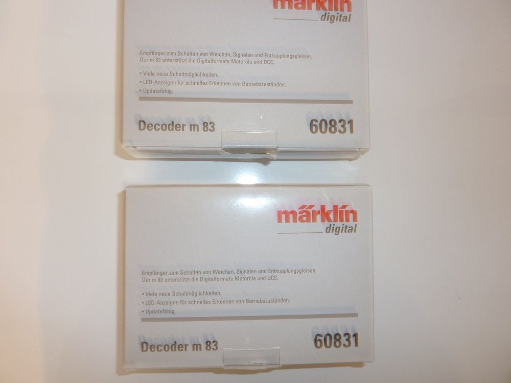 Märklin Decoder m 83 60831 (Gebraucht) in bellach für CHF 25 – mit Lieferung auf Ricardo kaufen