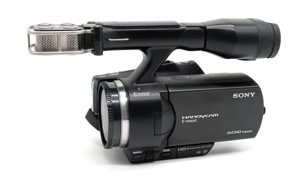 Sony NEX-VG30E FULL HD Camcorder, 16.1 MP, HD CMOS Dolby 5.1 (Gebraucht ...
