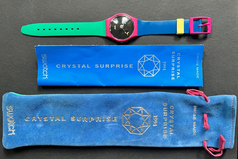 Swatch Special Crystal Surprise GZ129 1994 Top Zustand OVP (Neu und ...