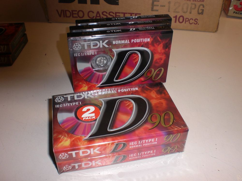 TDK D 90 - Ferro Kassetten 5 stk ungeöffnet | Kaufen auf Ricardo