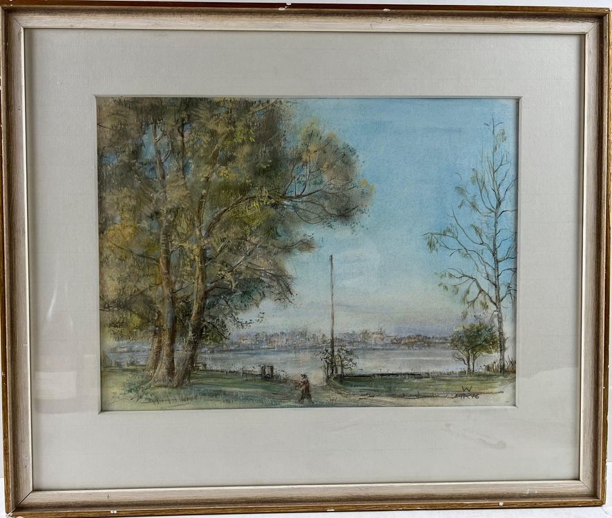 Landschaft Pastellgemälde signiert (Gebraucht) in Neuhausen am Rheinfall für CHF 10 – mit ...