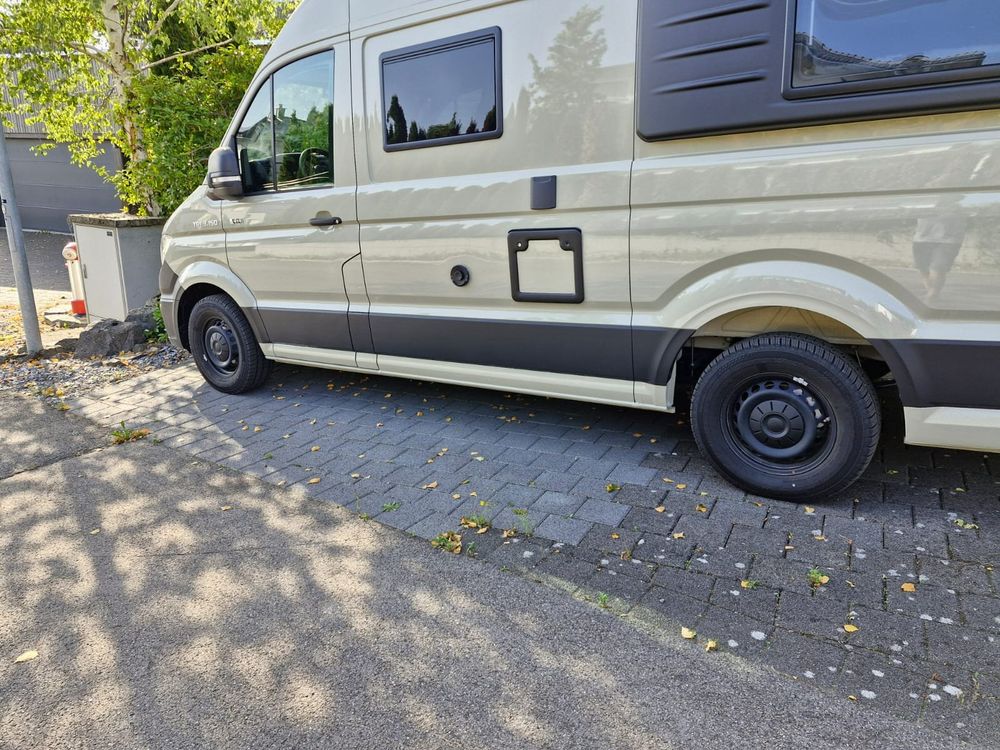 MAN TGE Stahlfelgen mit schwarzen Raddeckeln und Reifen (Gebraucht) in ...