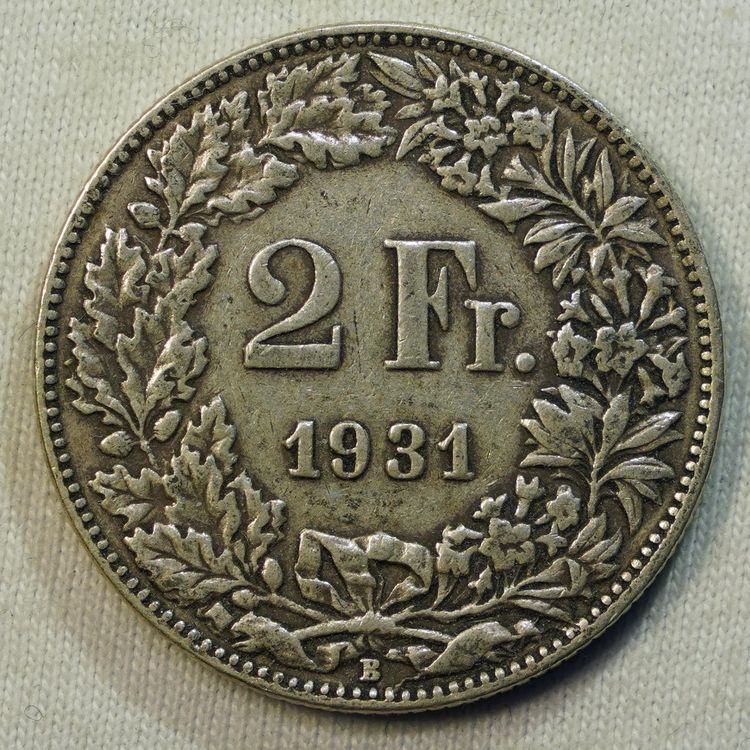 2 Franken 1931 | Kaufen auf Ricardo