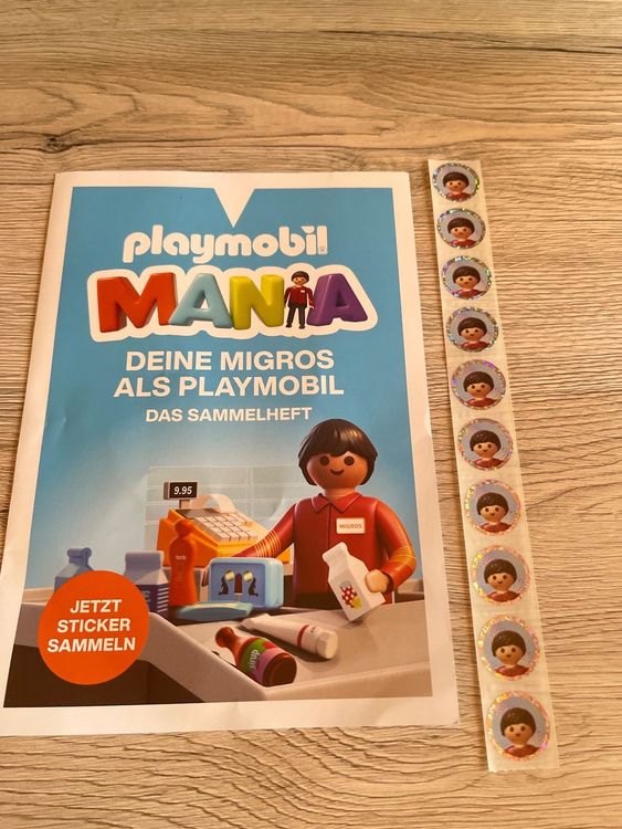 Migros Playmobil Mania 10 Sticker (Neu (gemäss Beschreibung)) in für ...