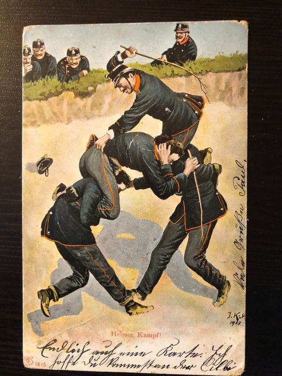 AK CP Humour de soldats Heisser Kampf | Kaufen auf Ricardo