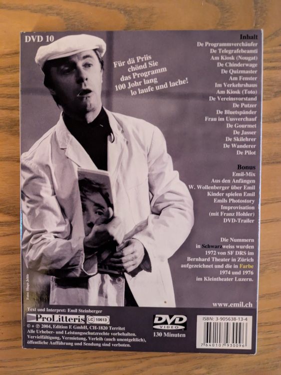 Emil (10) - Unvergässlchi Gschichte (DVD) (Gebraucht) in Männedorf für CHF 6 – mit Lieferung auf ...